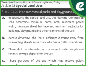Pickleball Noise Legislation - General Code